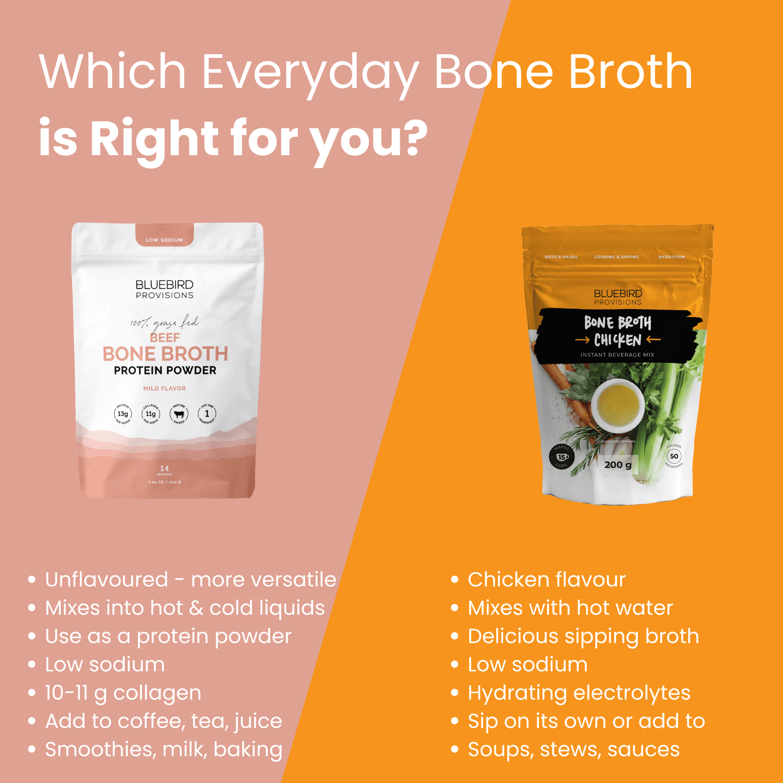 Organic Bone Broth and Bone Broth Powder